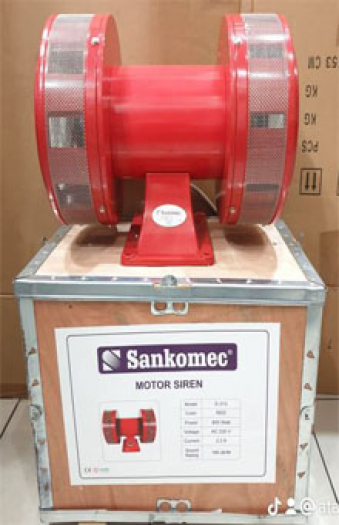 Jual motor Sirine Radius 1km Sirine Sankomec S-313 nego di 082217294199